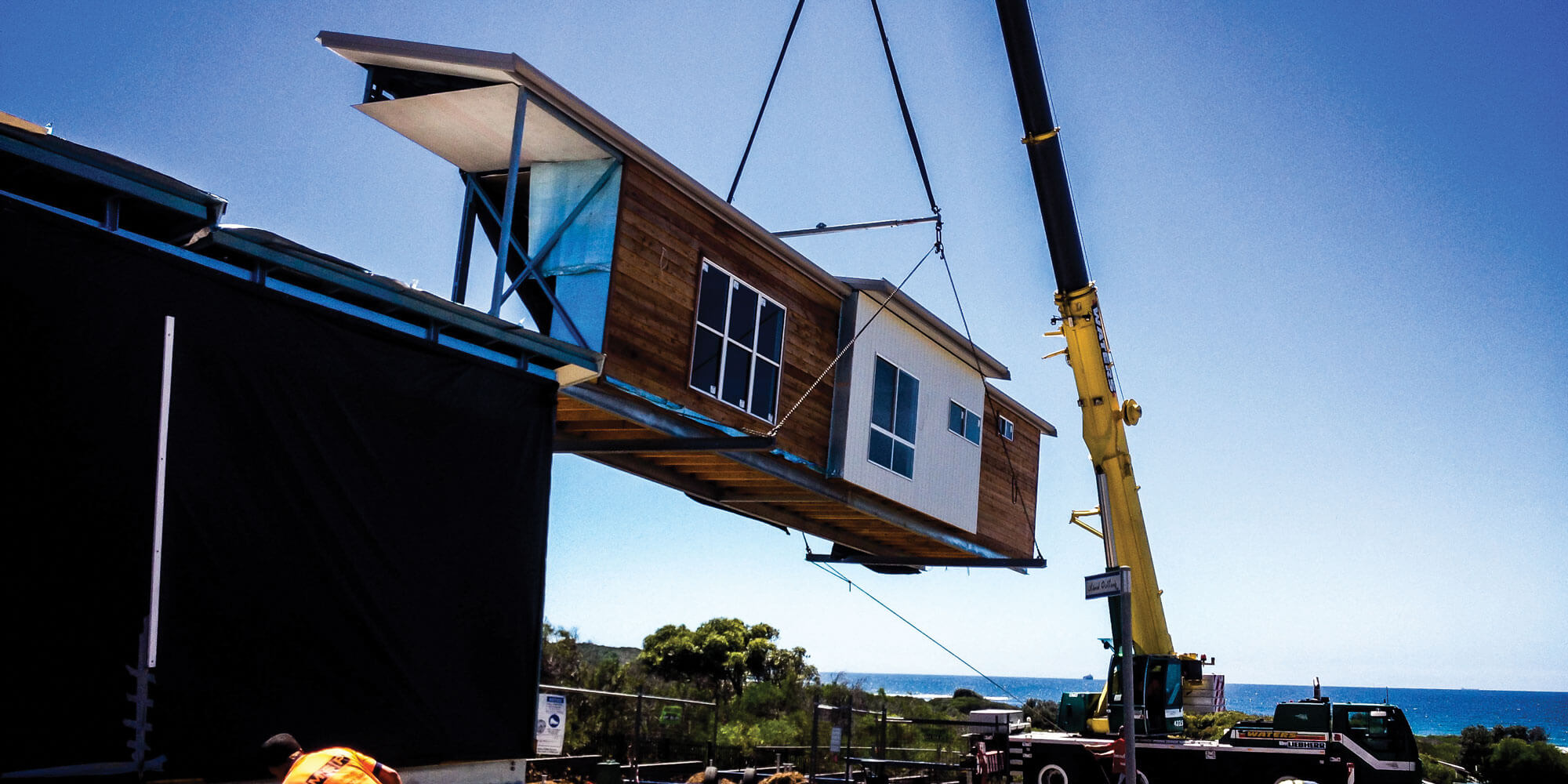 Caves Beach home: large-scale modular building - Broadworth Modular